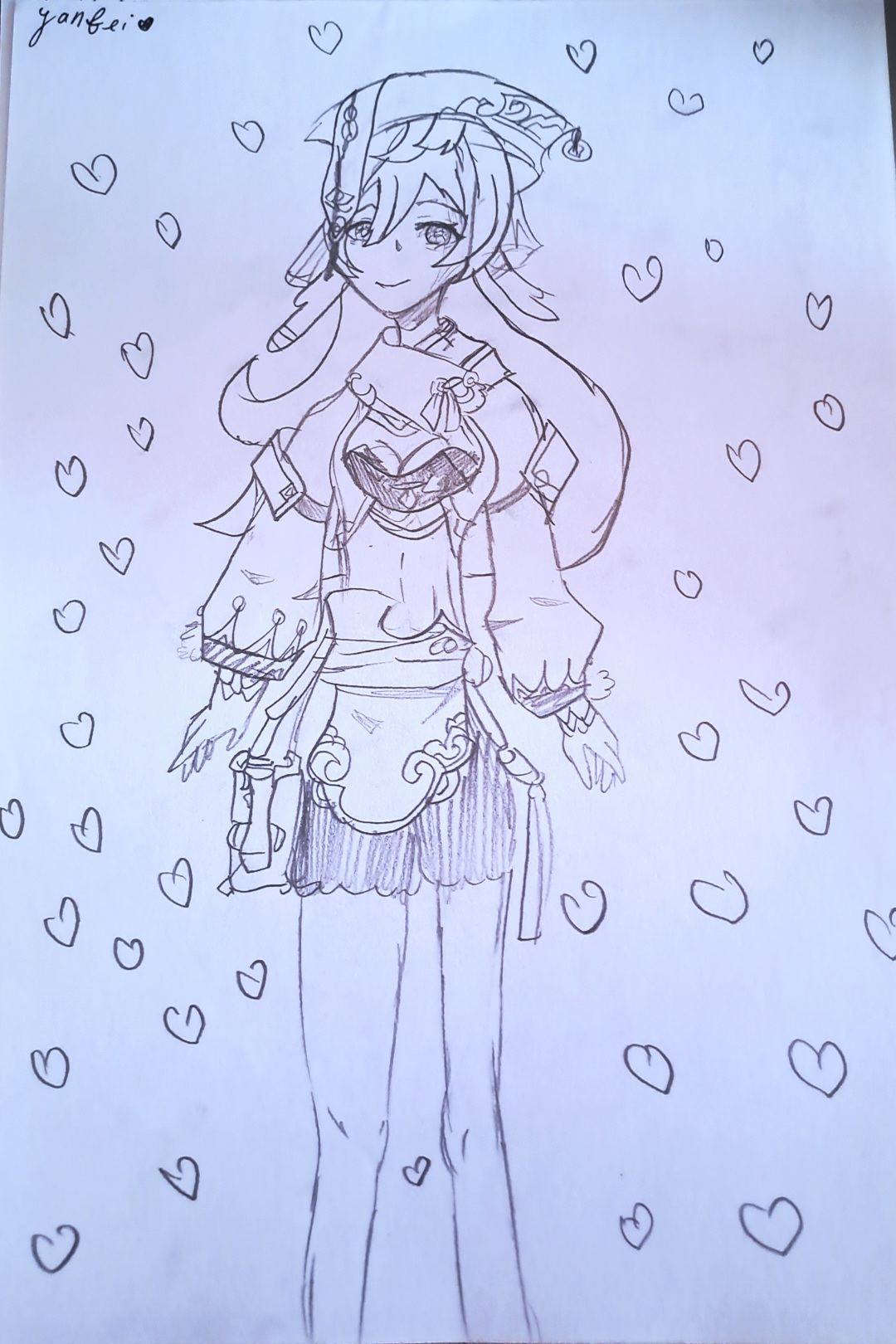 Yanfei art Genshin Impact | HoYoLAB