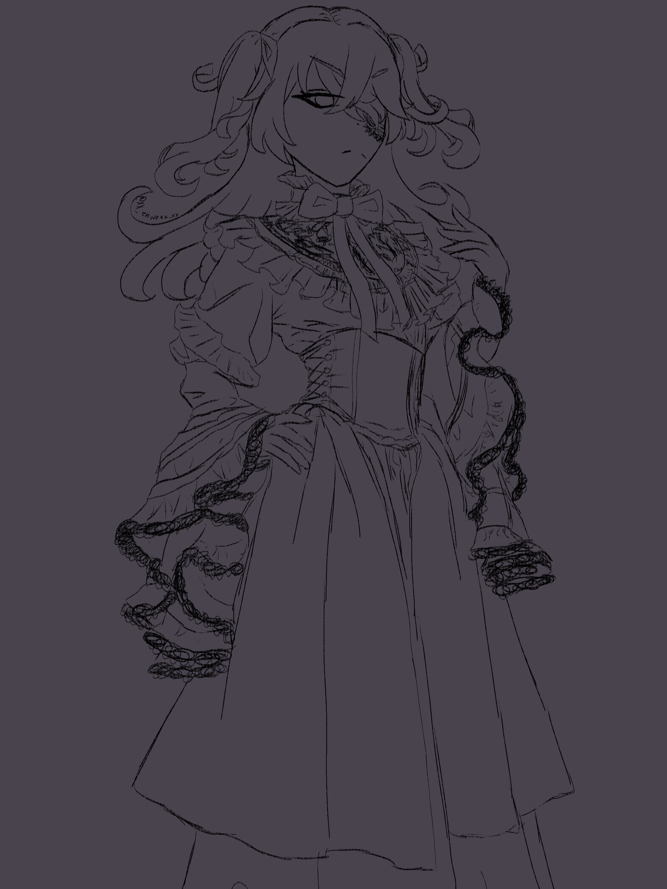 Fischl drawing Genshin Impact | HoYoLAB