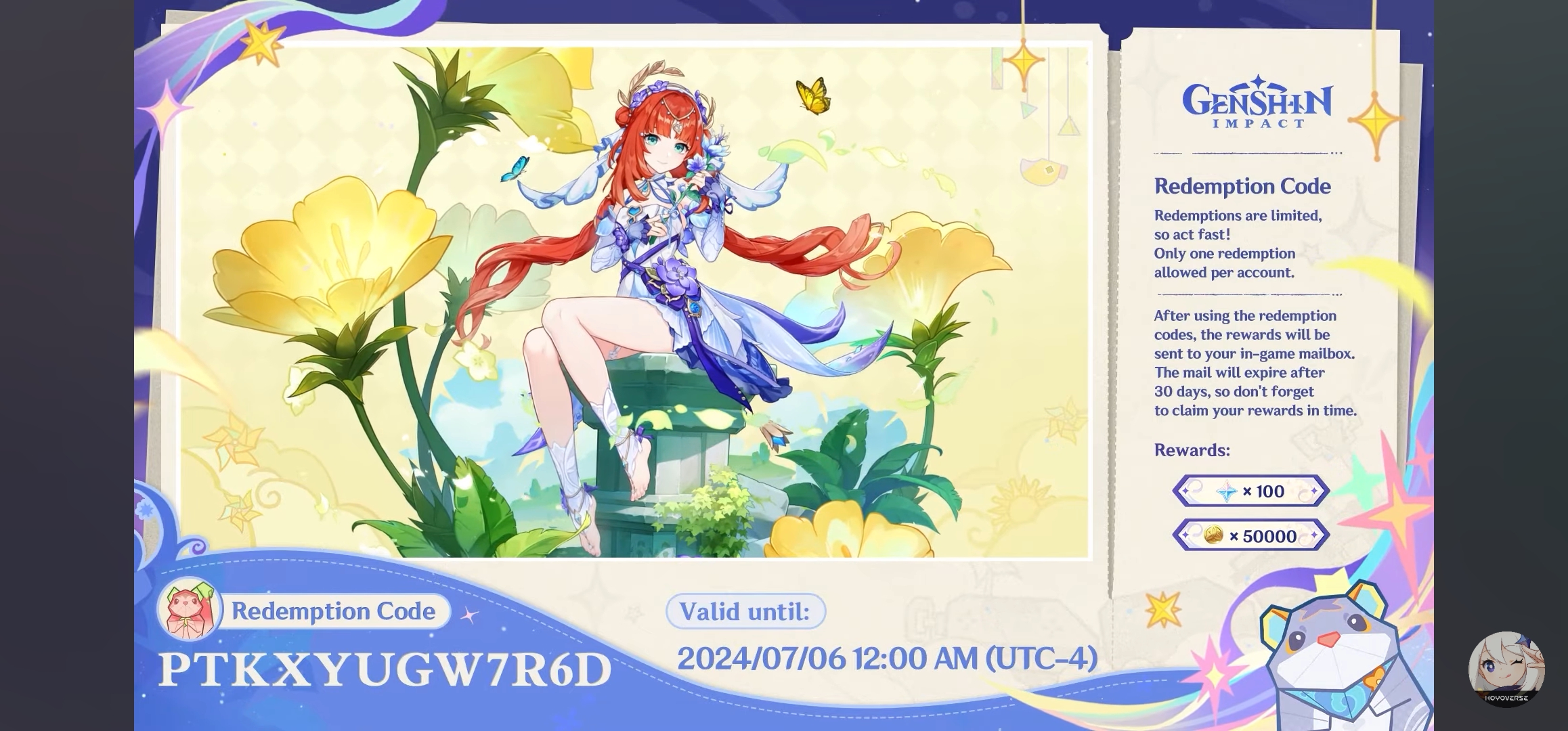 Reedem Codes. Livestream For 4.8 Genshin Impact | HoYoLAB