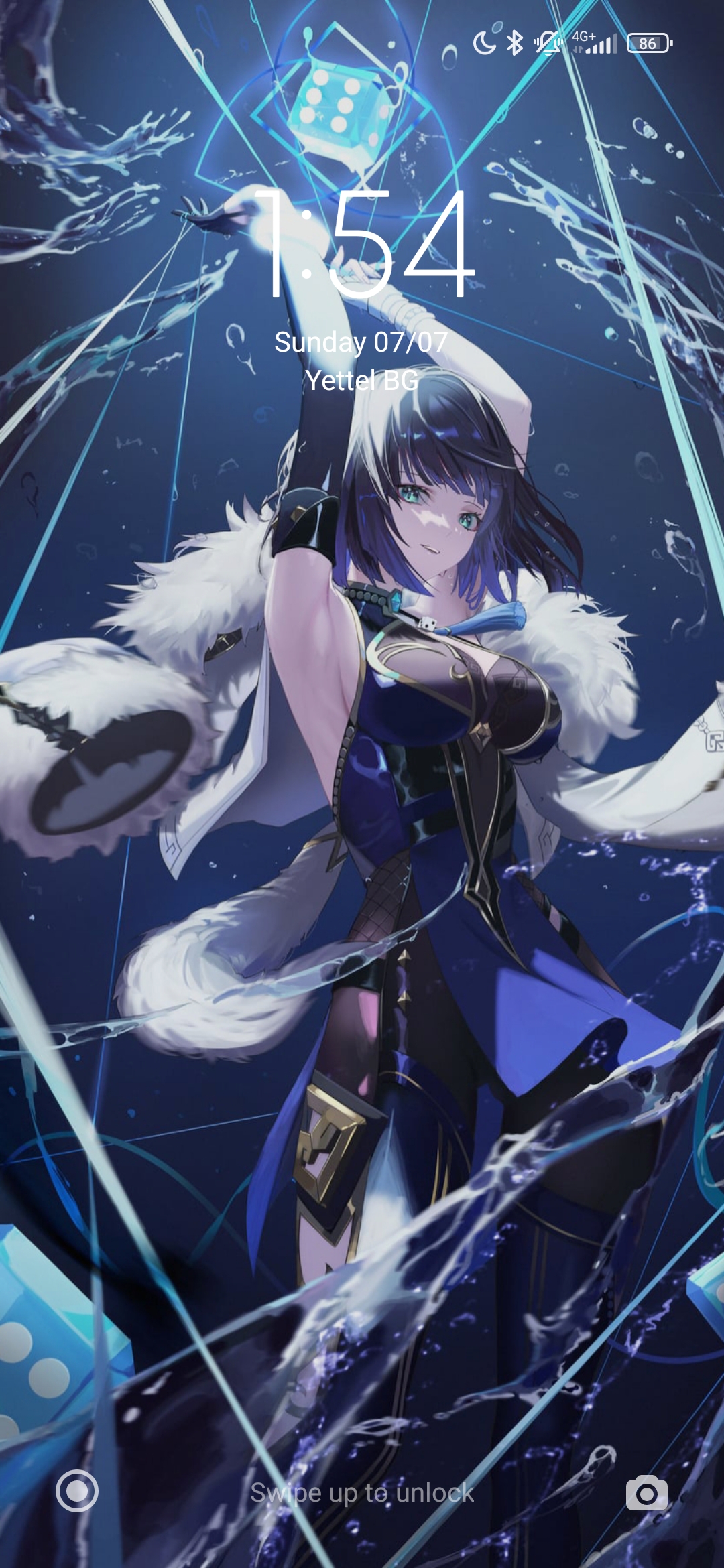 A custom made Yelan phone theme Genshin Impact | HoYoLAB
