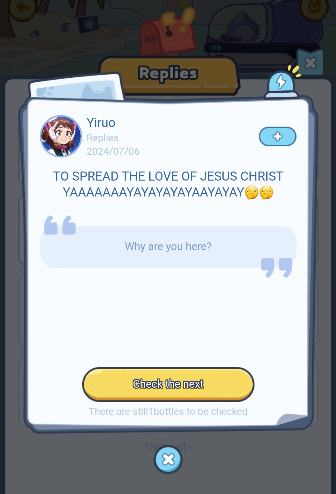 my favorite response | HoYoLAB