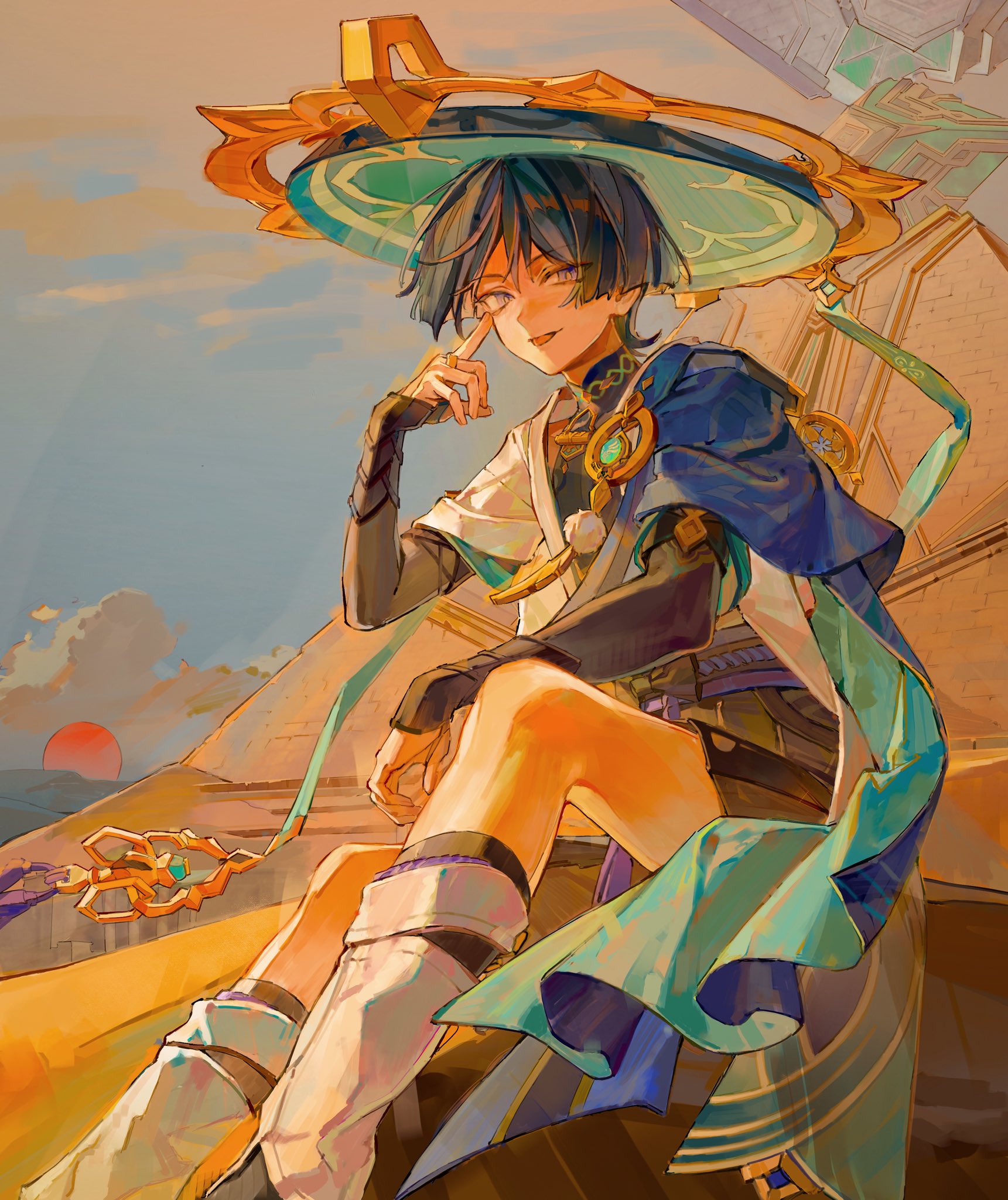 Wanderer Fan Badge Genshin Impact | HoYoLAB