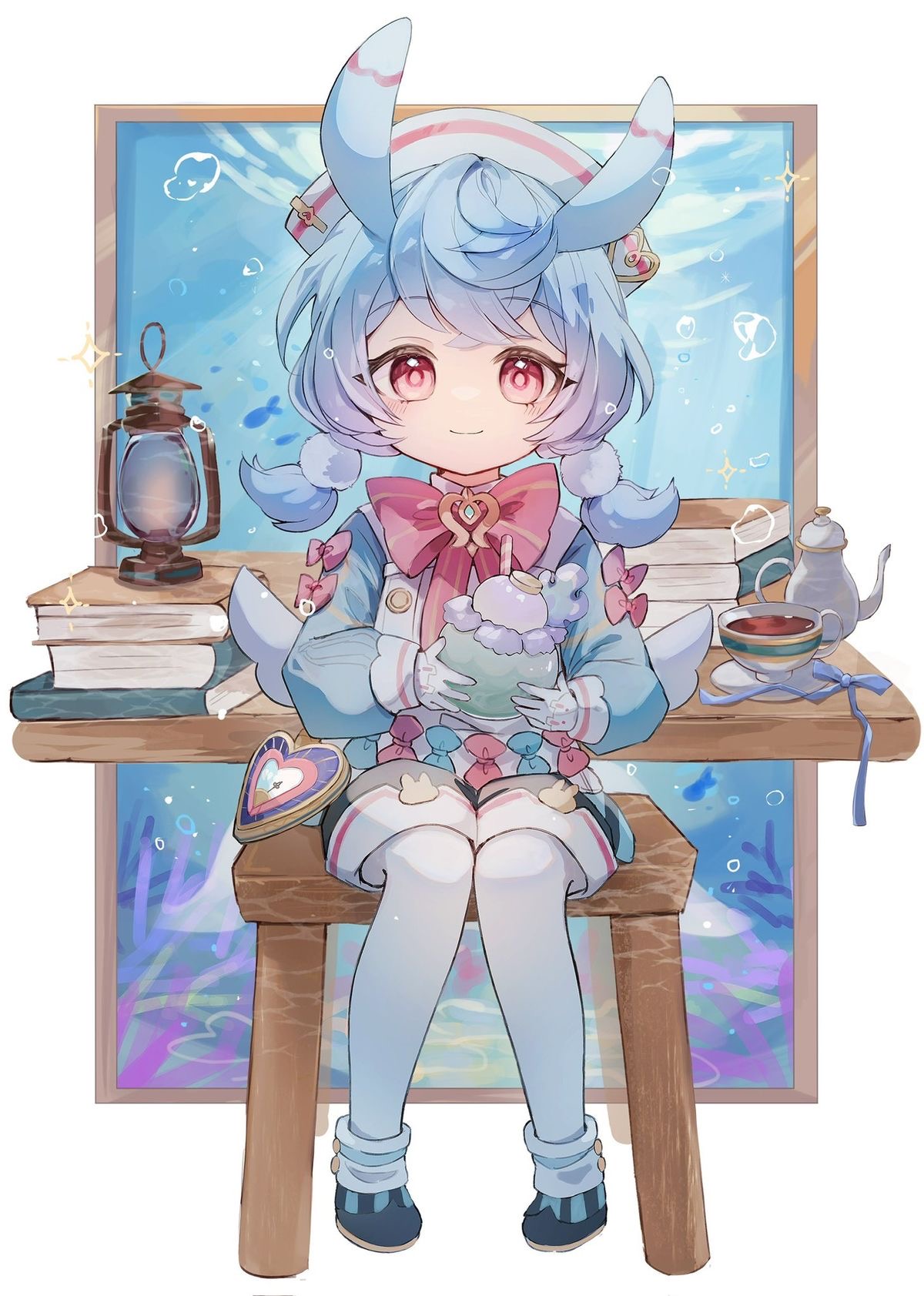 Adorable Sigewinne fan art!!🩷 Genshin Impact | HoYoLAB
