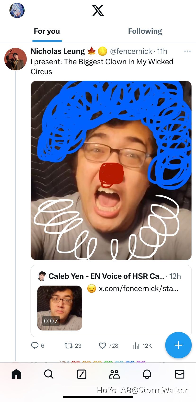 Nick (dan heng en va) and caleb (caelus en va) are at it again! Honkai ...