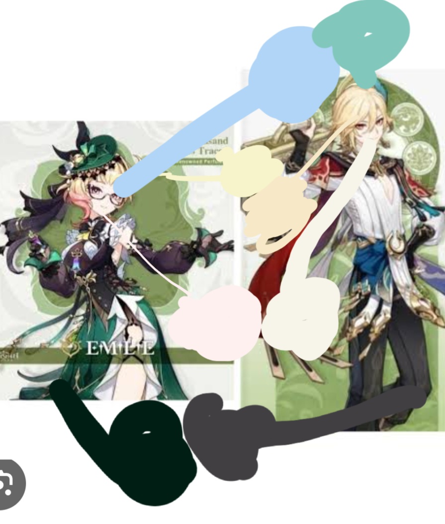 Theyre color paulette looks ALMOST the same Genshin Impact | HoYoLAB