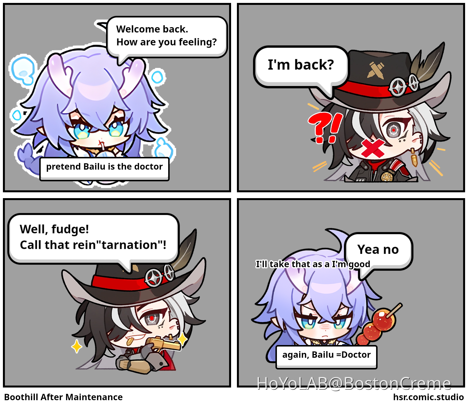 haha funny boothill comic Honkai: Star Rail | HoYoLAB