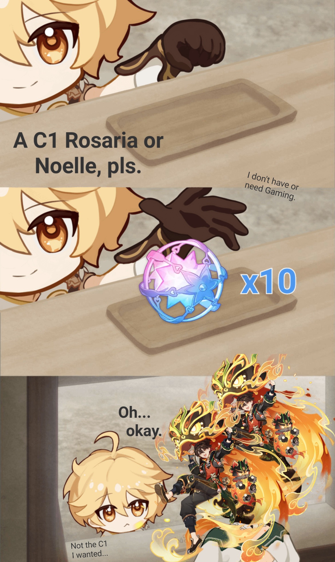 I have so many Pyro characters already... You had three other options ...