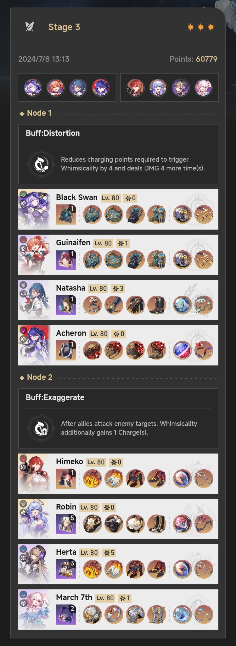 DoT 1st Team, FuA 2nd Honkai: Star Rail | HoYoLAB