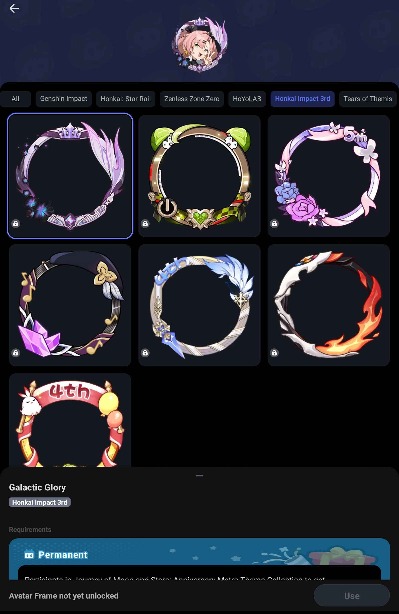 HOYO ITS BEEN YEARS WE NEED MORE HONKAI IMOACT CHARACTER FRAMES Honkai ...