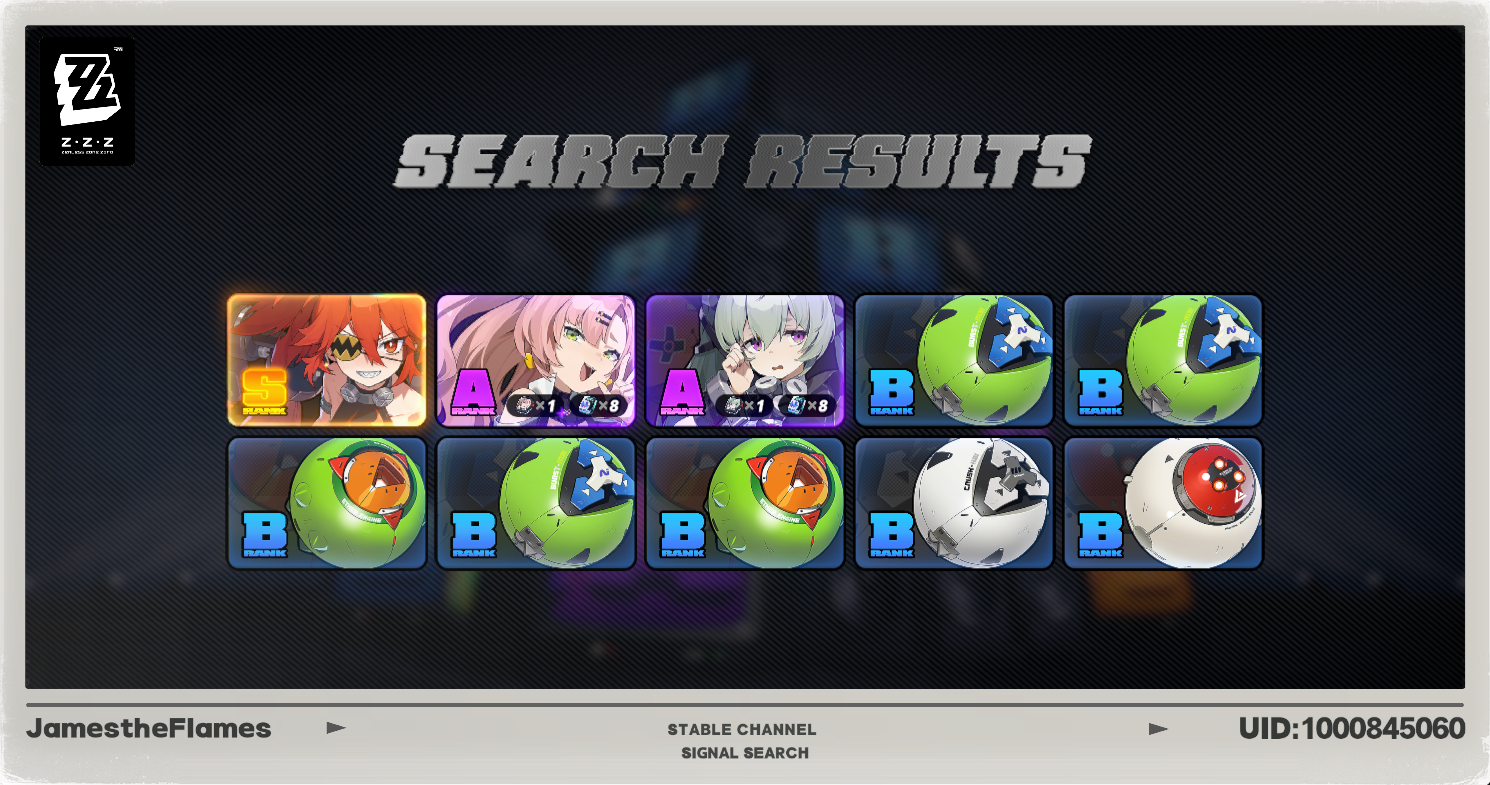 FIRST S RANK Zenless Zone Zero | HoYoLAB