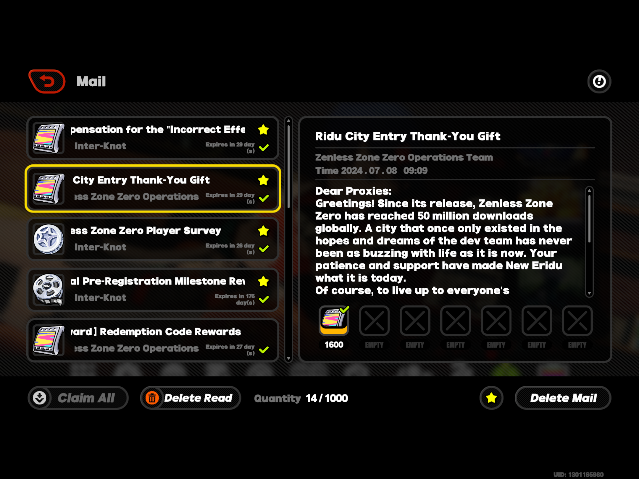 Free 10 pulls in ZZZ, go claim NOW! Zenless Zone Zero | HoYoLAB