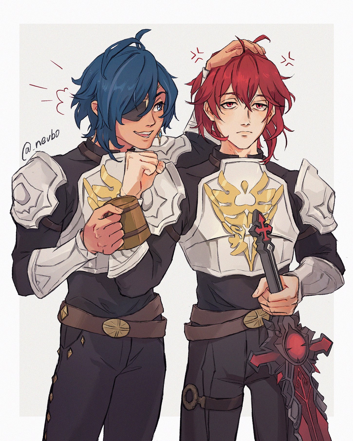 Kaeya and Diluc from the good old days Genshin Impact | HoYoLAB