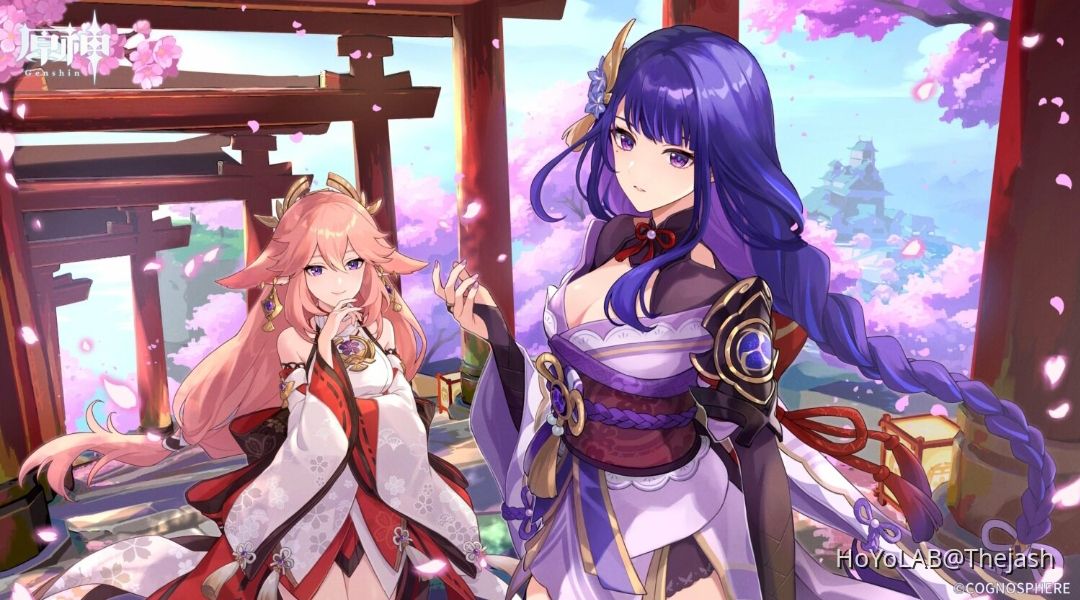 Yae Miko and Raiden Ship. Genshin Impact | HoYoLAB