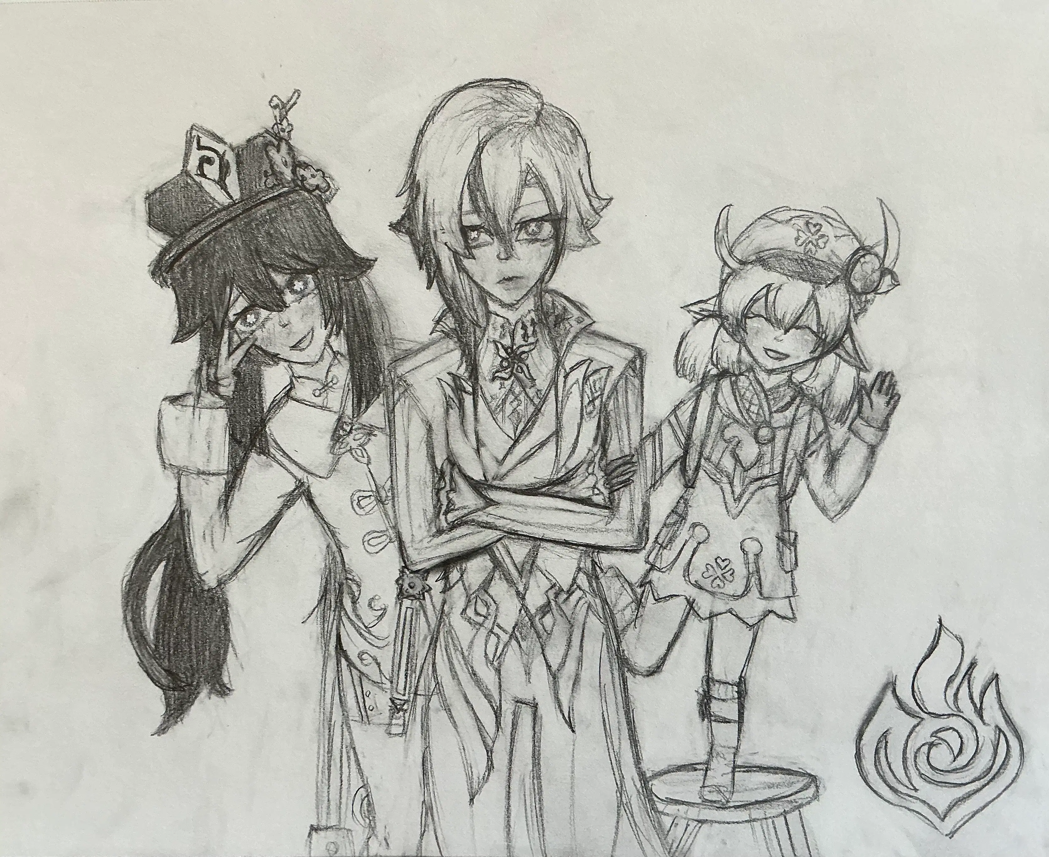 Pyro boys vs. Pyro girls collab with @_speedy_ Genshin Impact | HoYoLAB