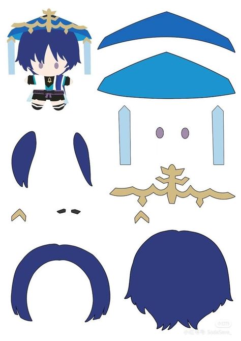 heres a wanderer paper 'puppet' base Genshin Impact | HoYoLAB