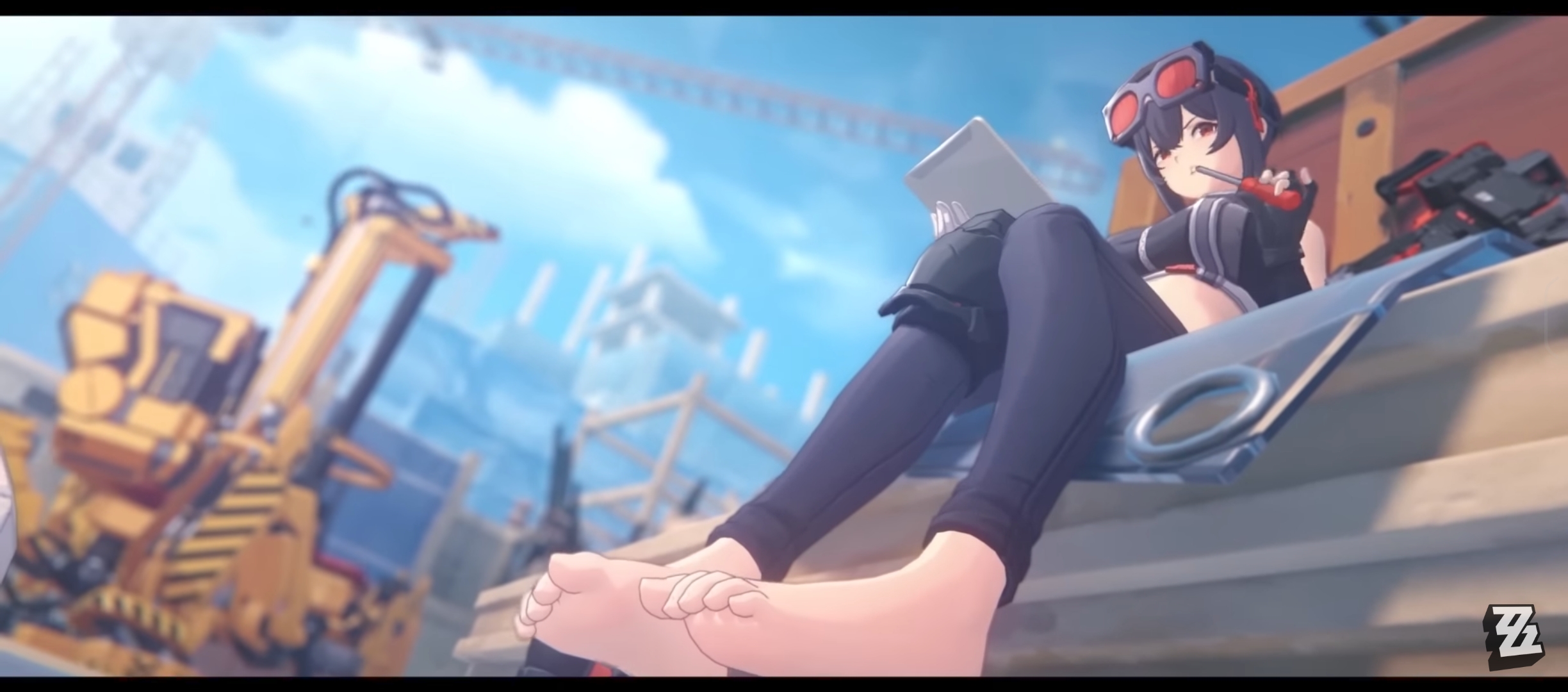 Why is hoyo keep showing grace's bare feet??? Zenless Zone Zero | HoYoLAB