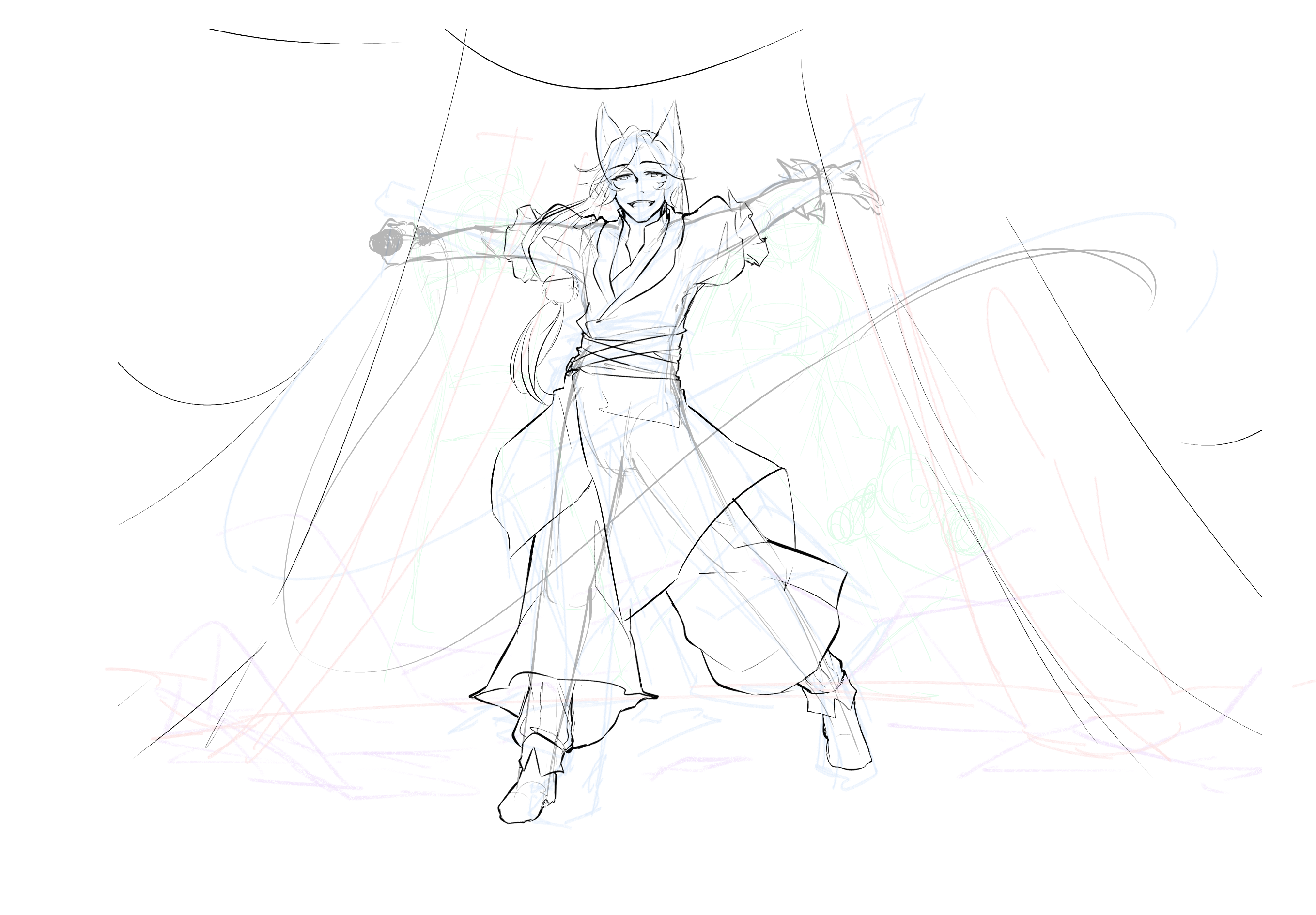 [HSR OC] Wip of Foxglove's Splash Art Honkai: Star Rail | HoYoLAB