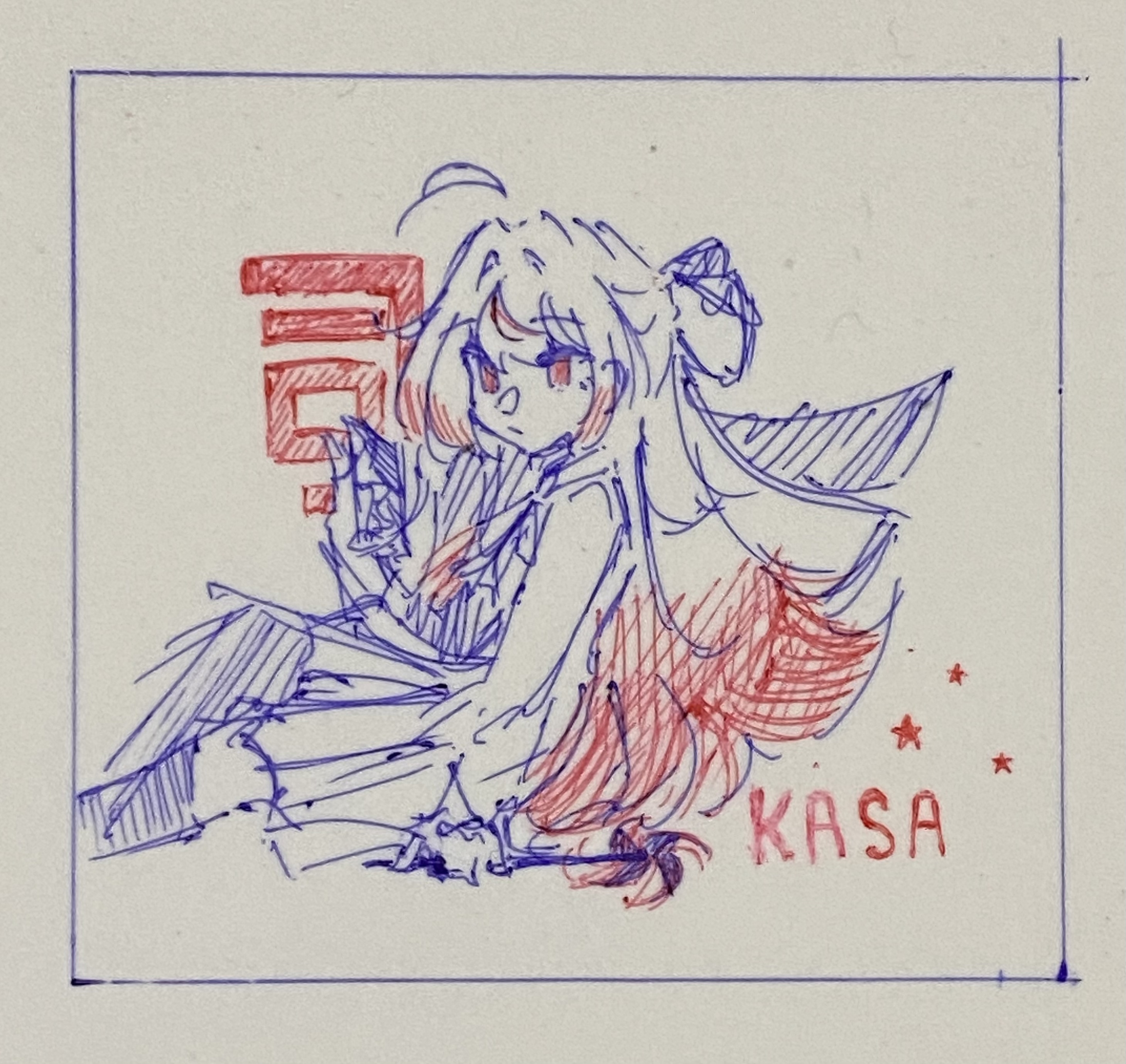 Fem!Kasa cuz I can’t rly draw men 😔 | HoYoLAB