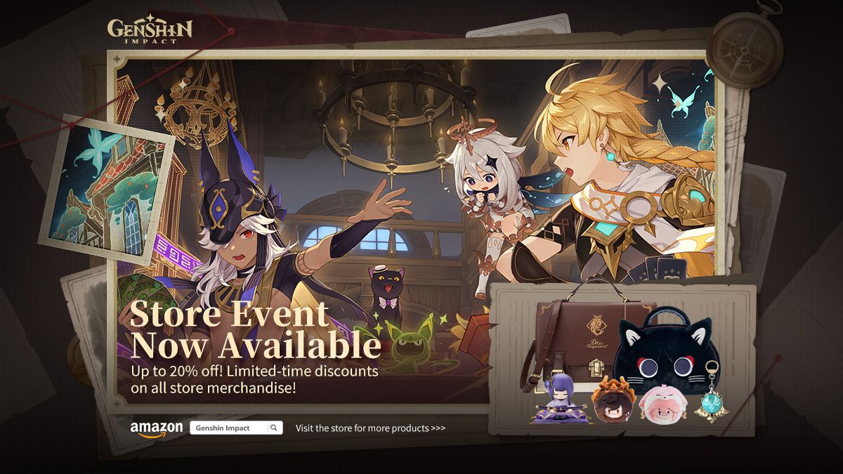 The Official Genshin Impact Amazon Store Merchadise Sale! Genshin ...