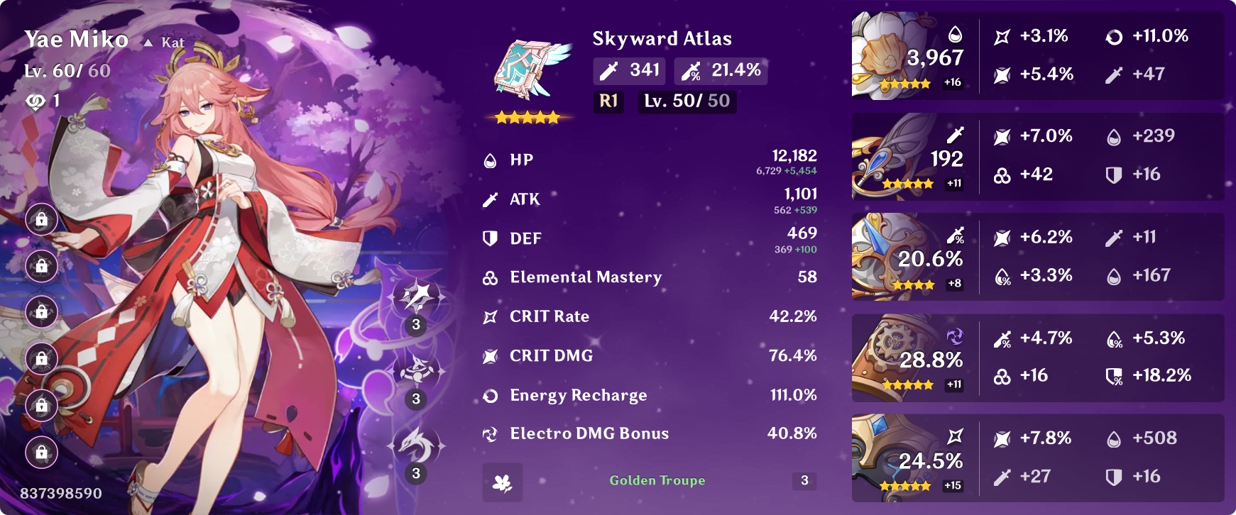 Yae Miko Build Help Genshin Impact | HoYoLAB