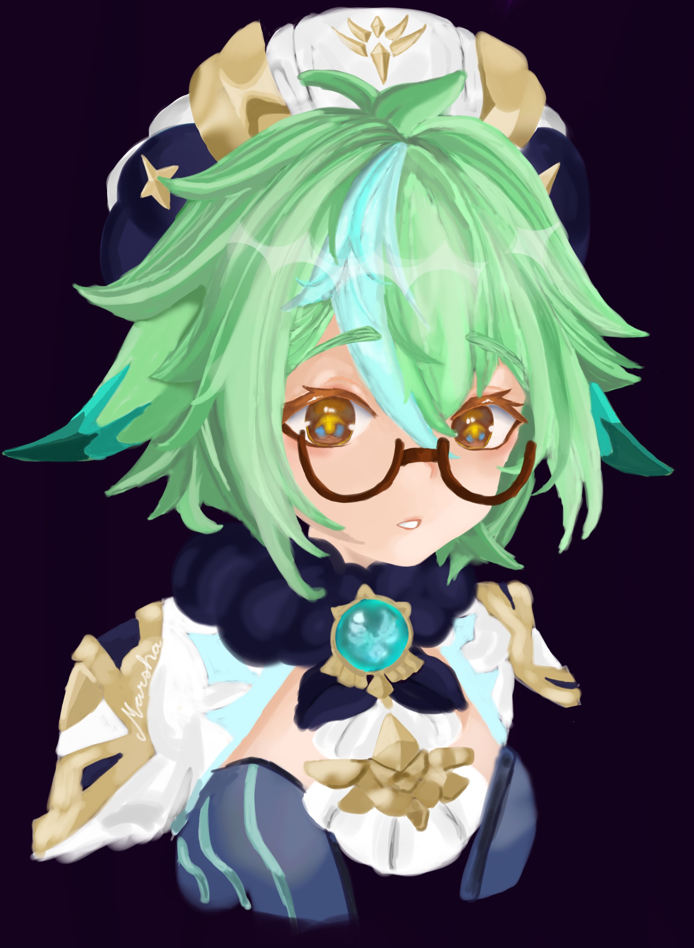 A little fanart of Sucrose 🥰 Genshin Impact | HoYoLAB