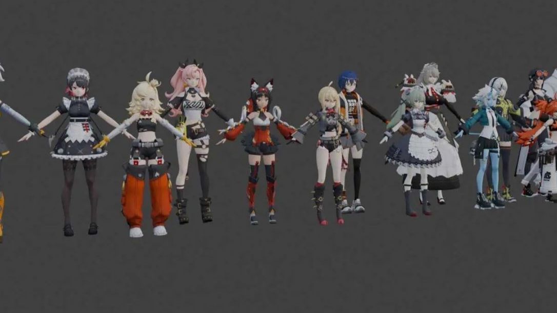 ZZZ Officially released MMD models of the characters Zenless Zone Zero | HoYoLAB