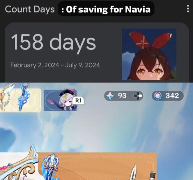 Day 158 of Farming for Navia Genshin Impact | HoYoLAB