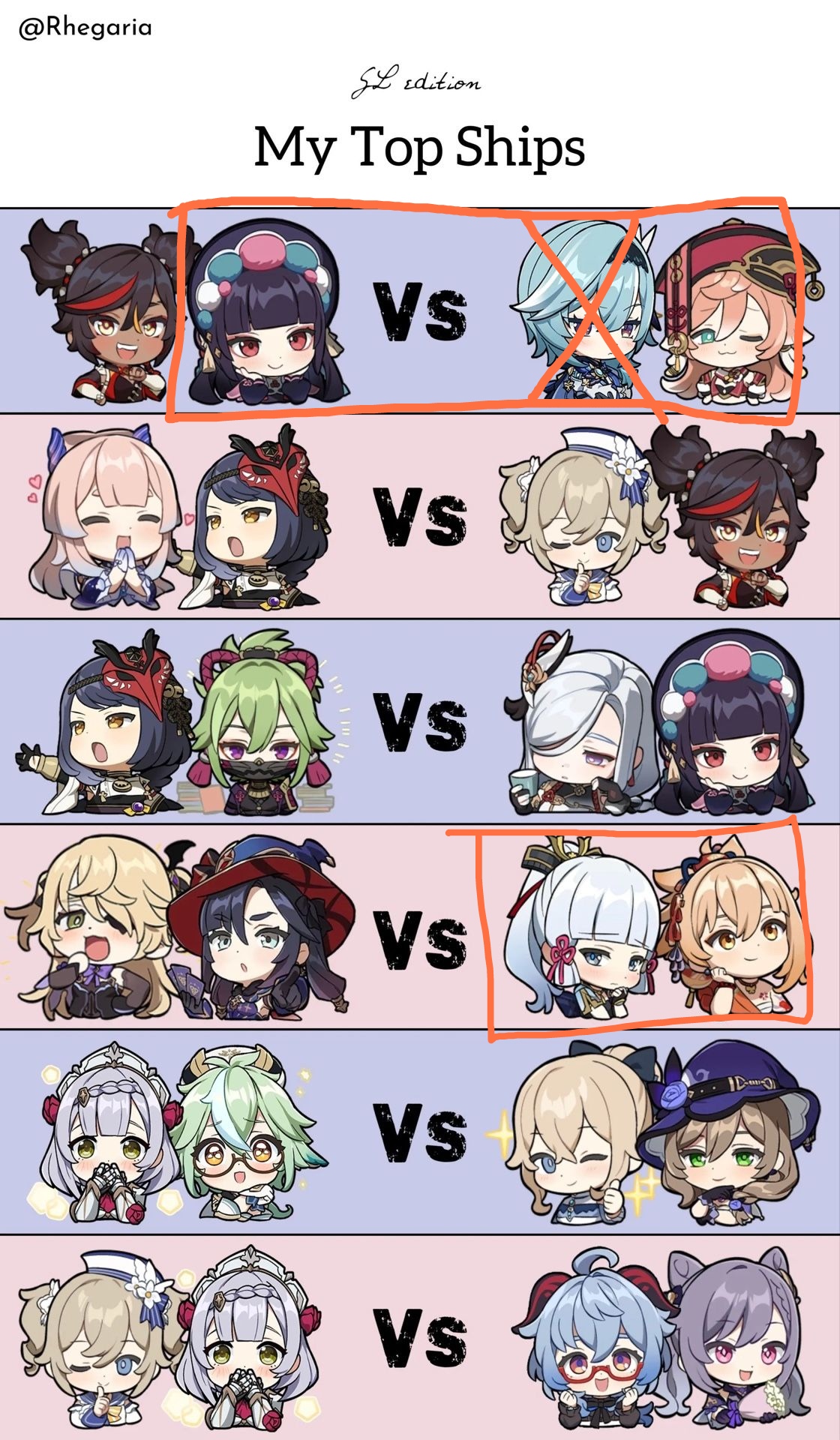 My only favorite Les ships Genshin Impact | HoYoLAB