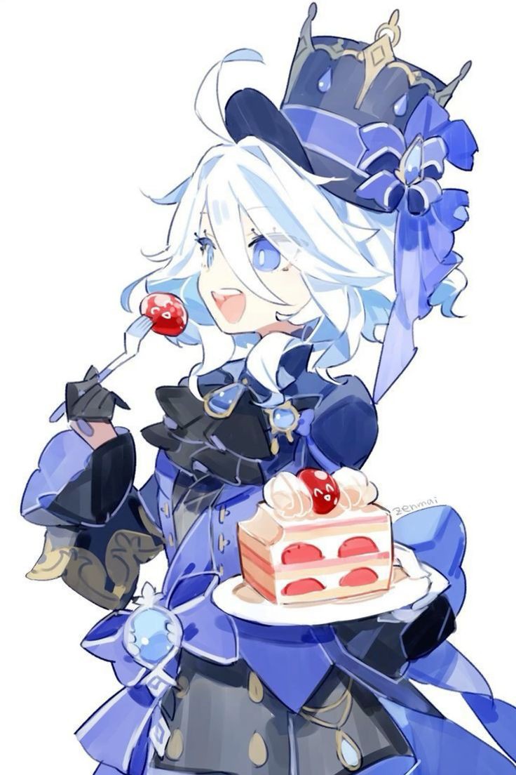 Furina giving you a cake Genshin Impact | HoYoLAB