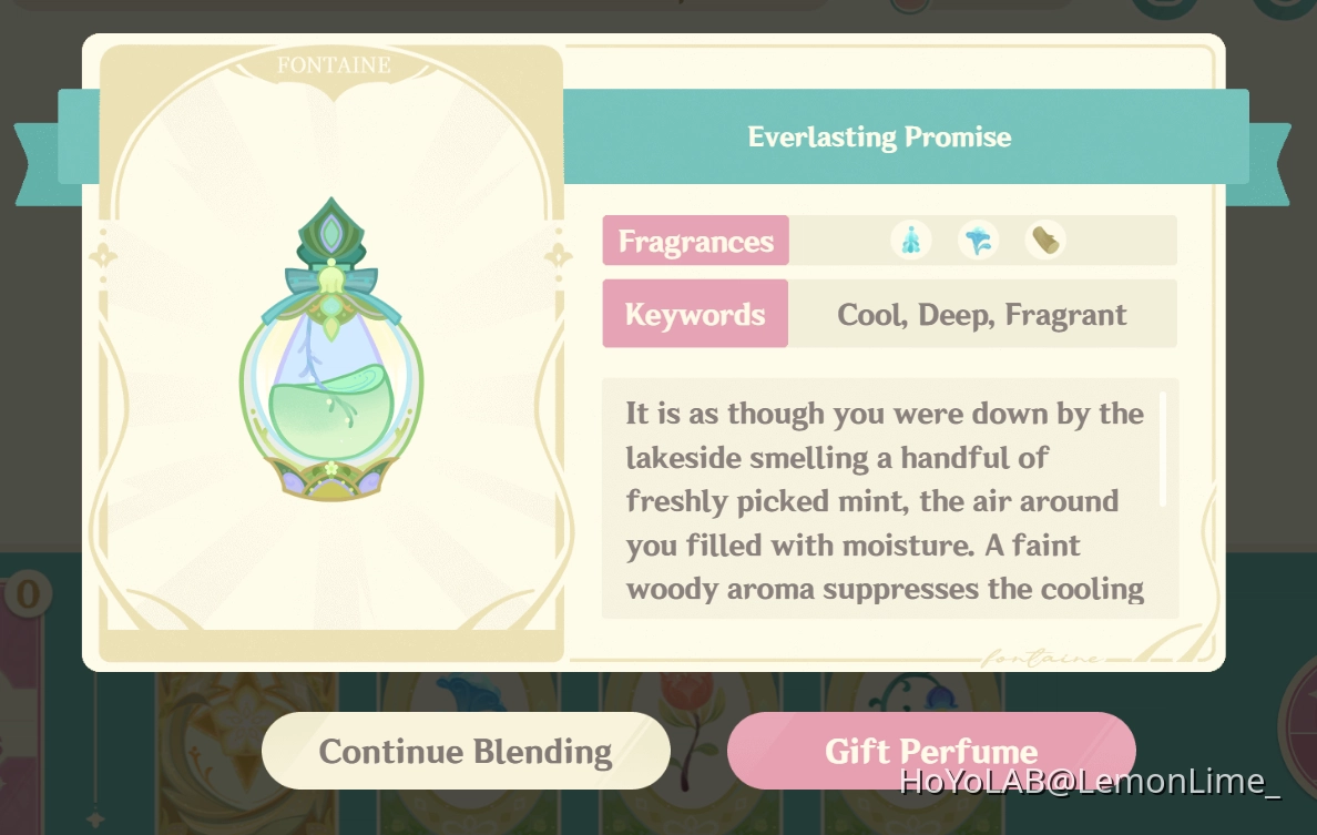 Guide - All Emilie Web event Perfume Formulae (Fragrant Fantasy ...