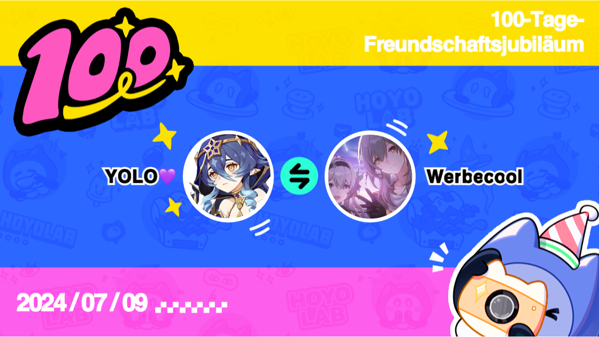 Es tut mir leid war abwesend aber jetzt ein besonderen Dank an yolo | HoYoLAB