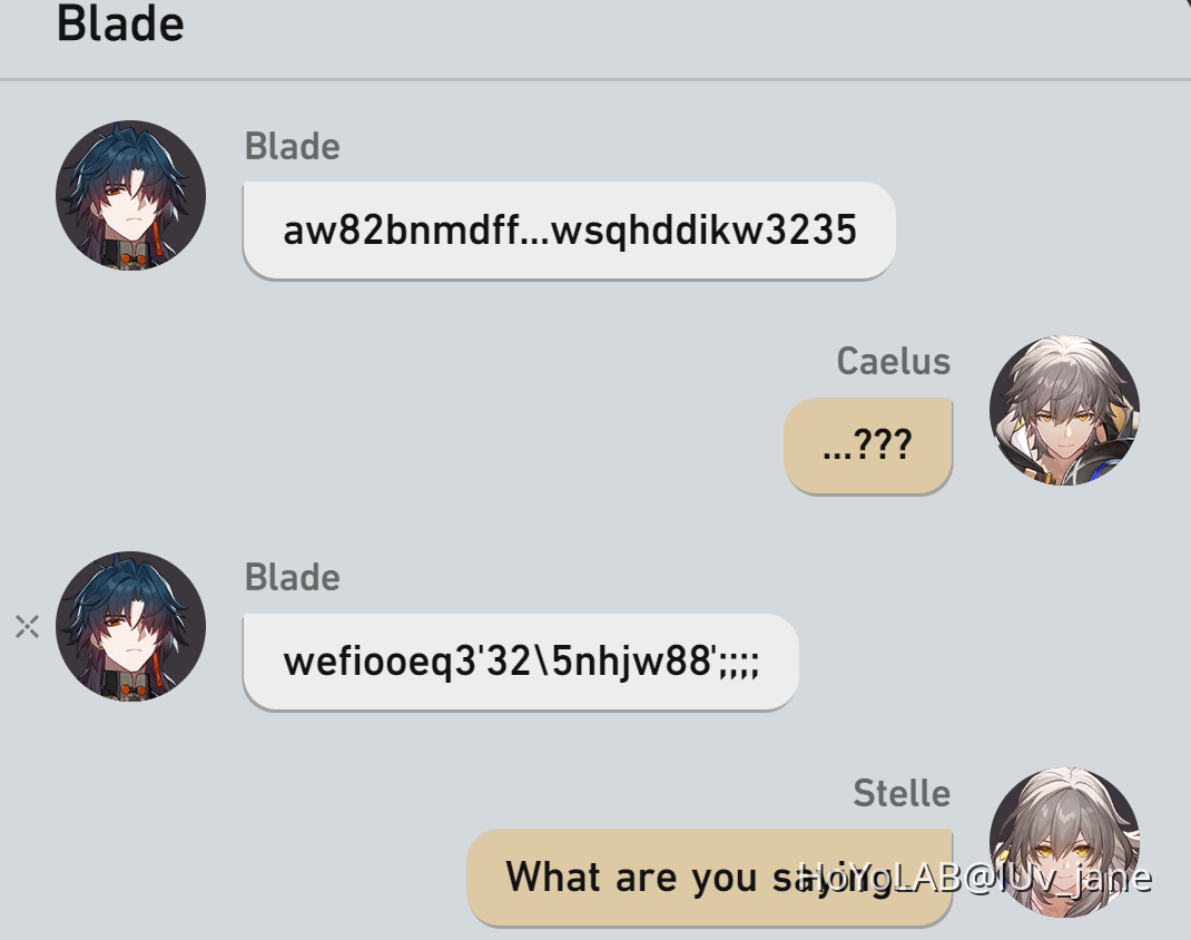 Just Blade getting his phone stolen (HSR TEXTS) Honkai: Star Rail | HoYoLAB