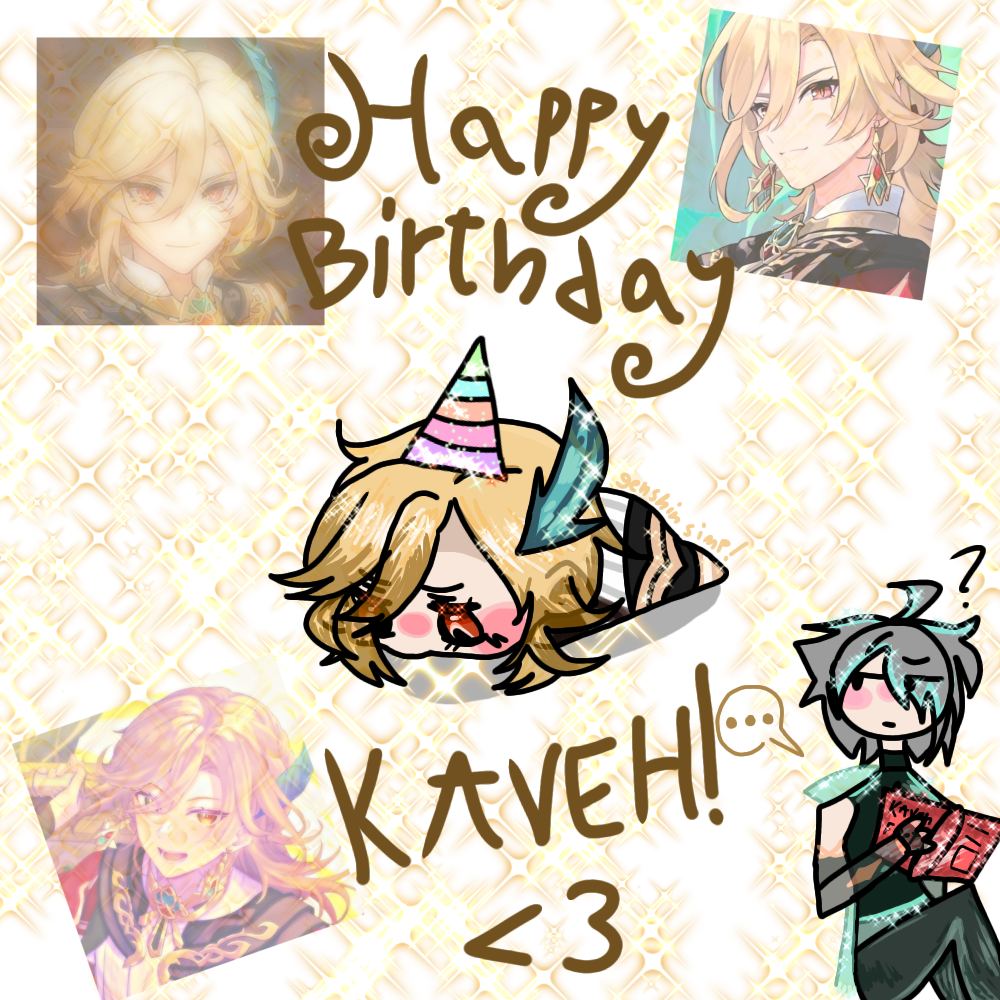 HAPPY BIRTHDAY KAVEH!!!!! Genshin Impact | HoYoLAB