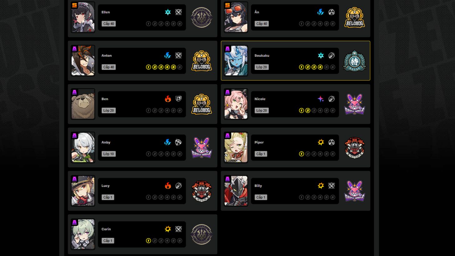 tất cả roll trong 6 ngày. thật tệ Zenless Zone Zero | HoYoLAB