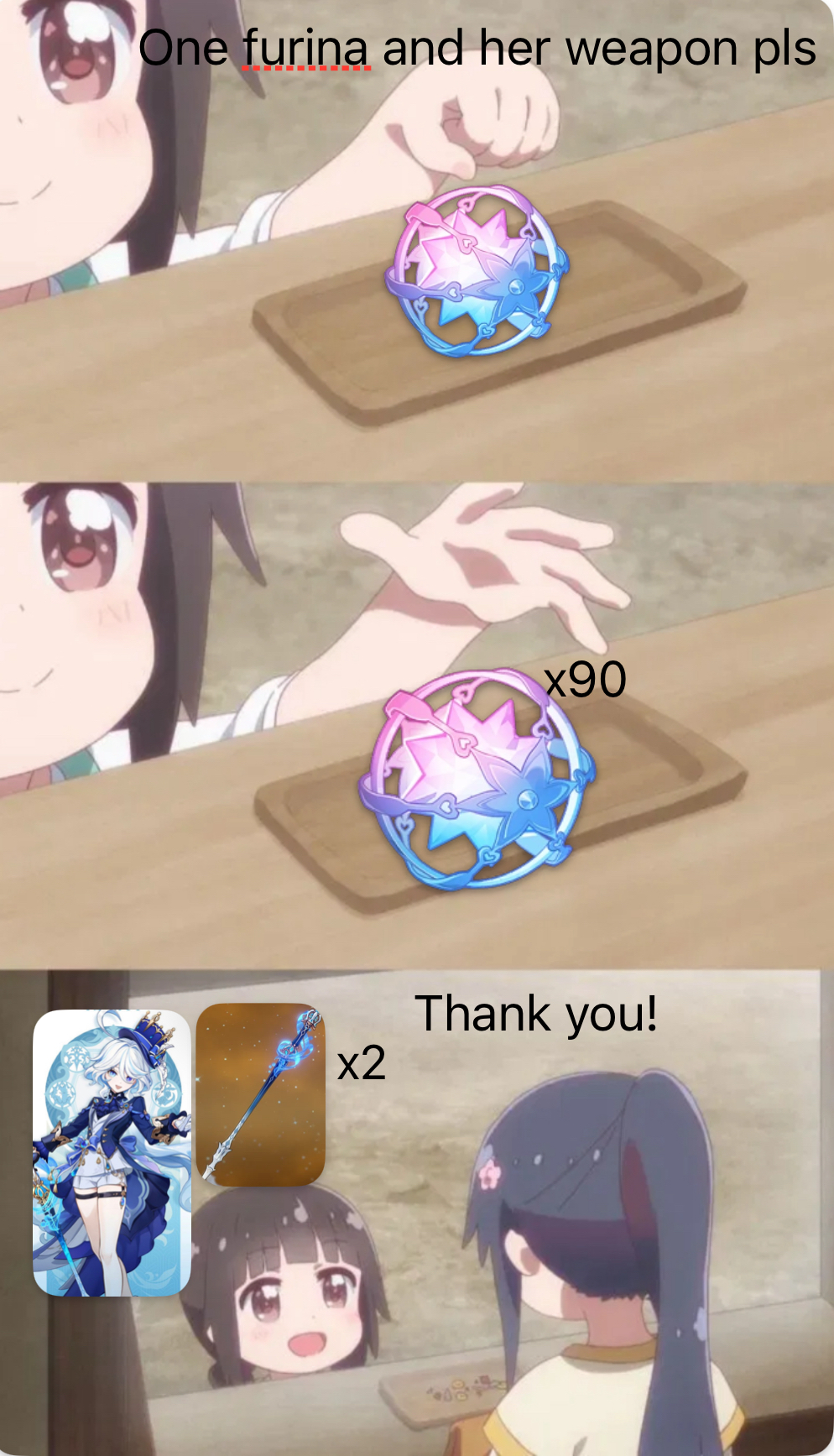 How my furina pulls went: Genshin Impact | HoYoLAB