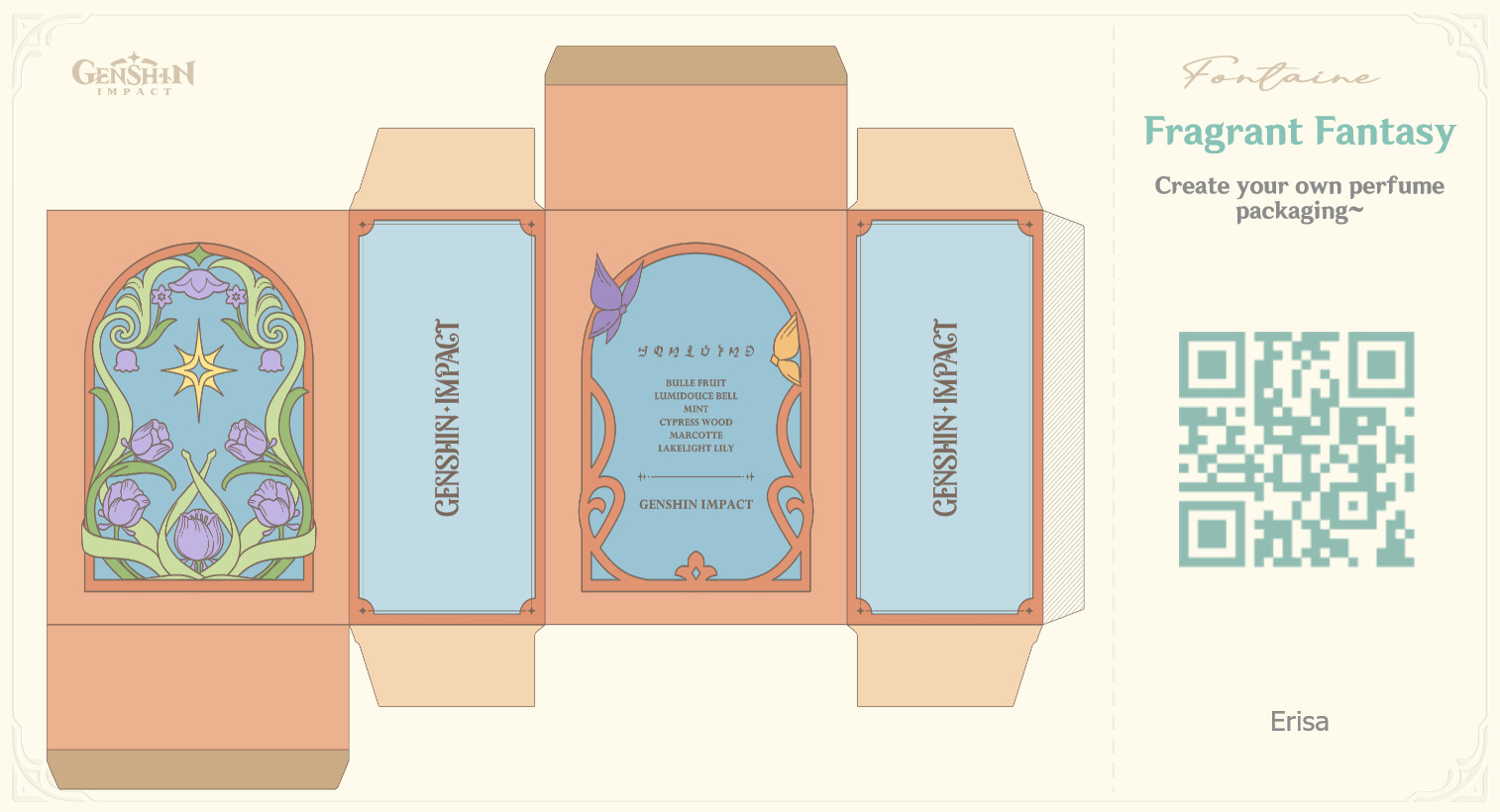My Fragrant Fantasy Packaging Genshin Impact | HoYoLAB
