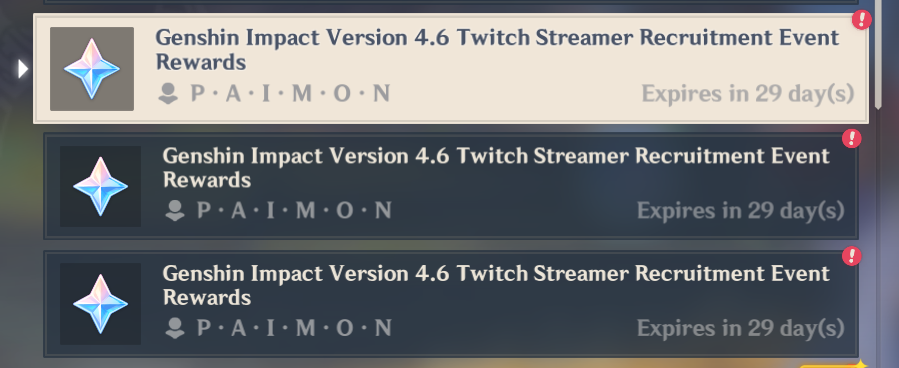 4.6 streamer reward Genshin Impact | HoYoLAB