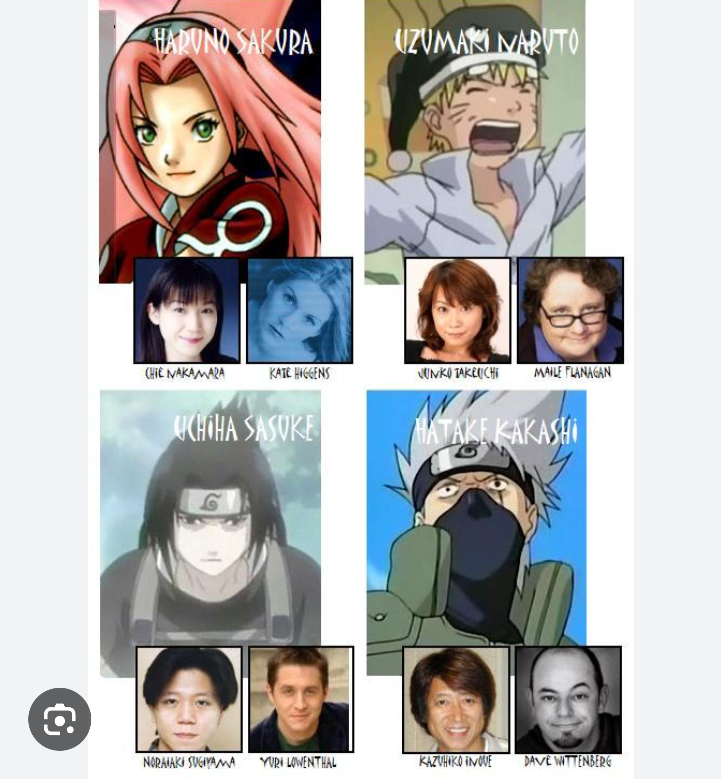the fact that Naruto is voiced by a woman in both Japanese and English ...