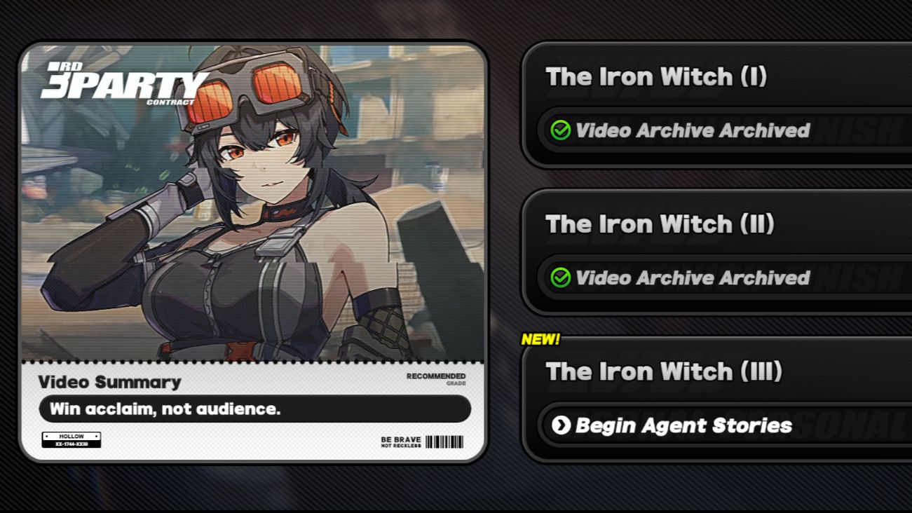 The Iron Witch Chapter II so unexpected Zenless Zone Zero | HoYoLAB