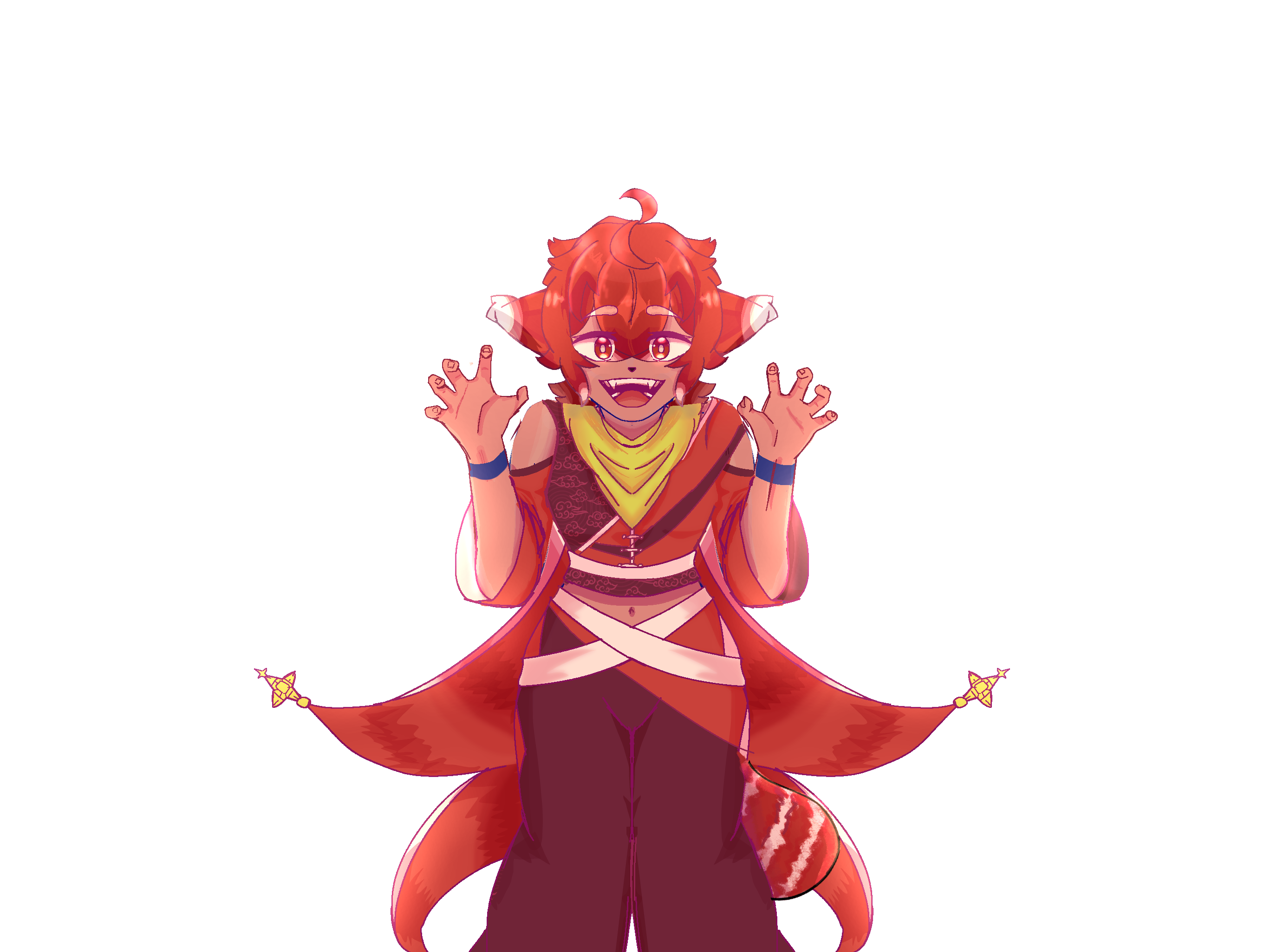 Red Panda for Xianzhou Loufo is finished! And the current WIP on ...