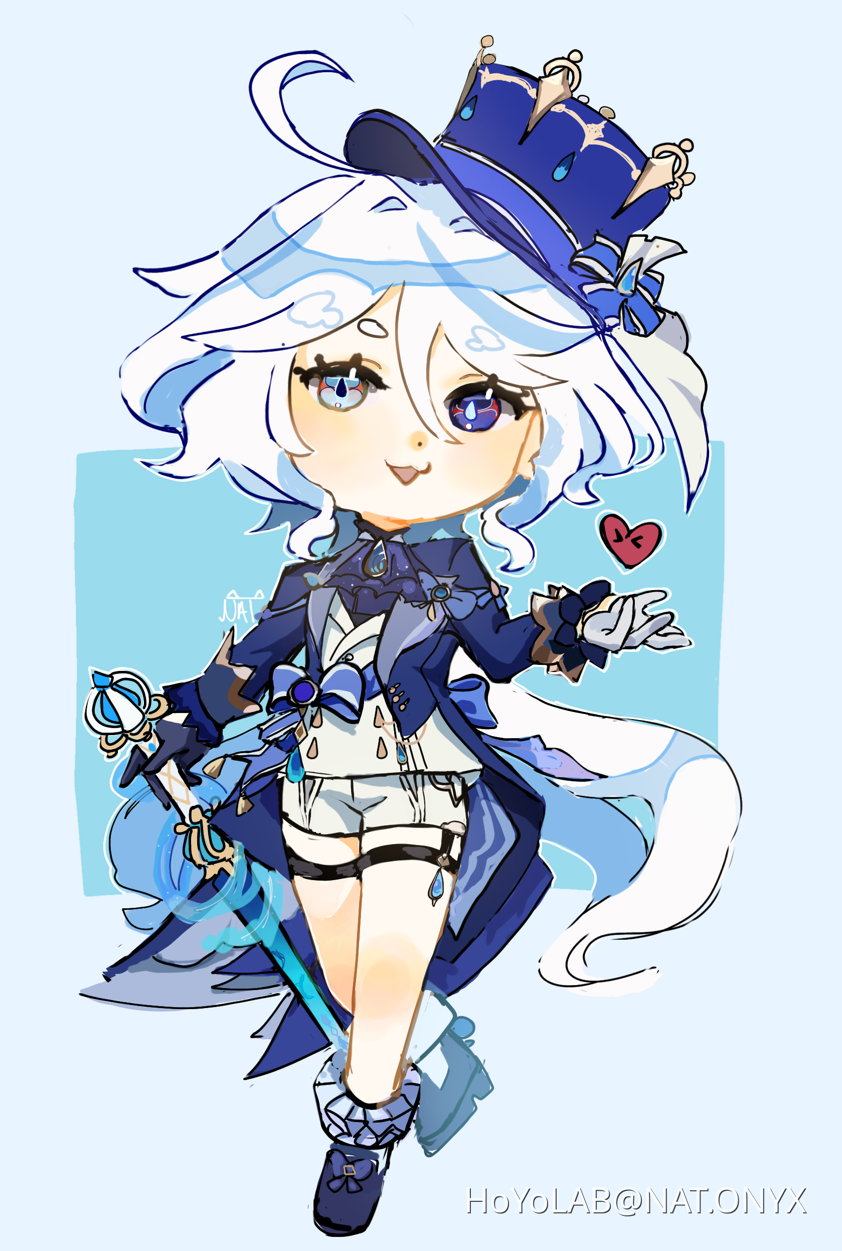 Furina Chibi Genshin Impact | HoYoLAB