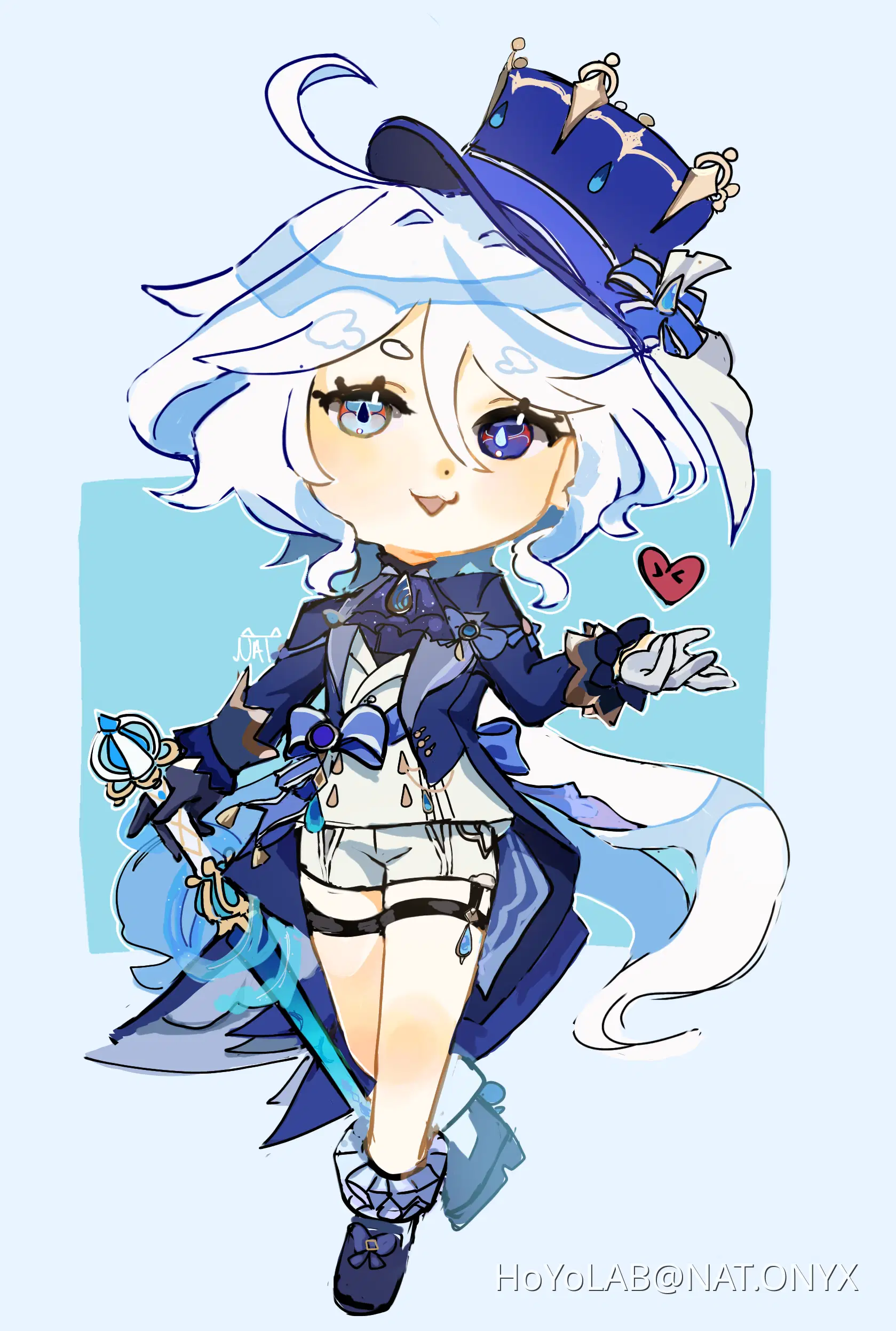 Furina Chibi Genshin Impact | HoYoLAB