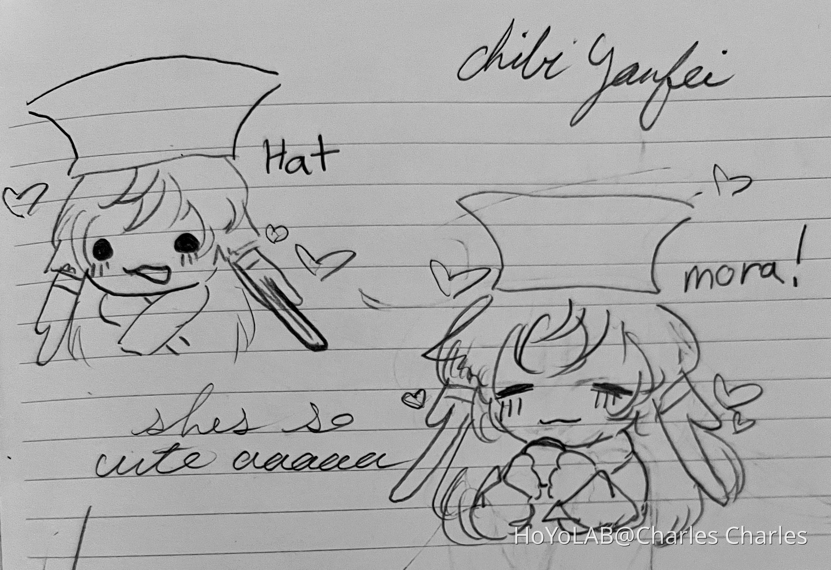 chibi yanfei doodles + the beautiful land of Eire Genshin Impact | HoYoLAB