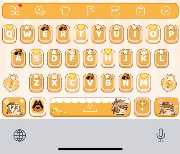 Super cute luke keyboard Tears of Themis | HoYoLAB