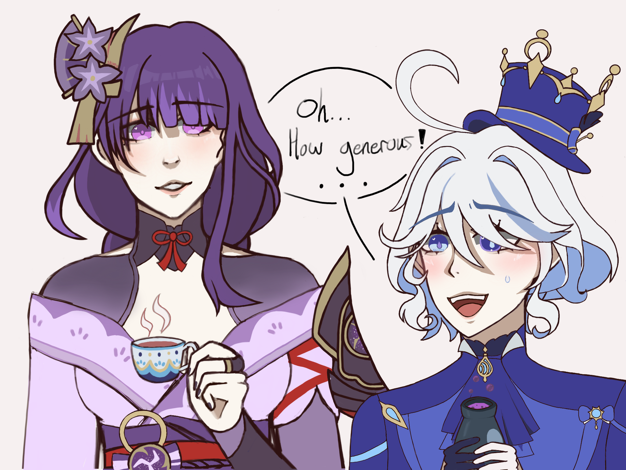 “I made some dango milk just for you!” -Ei Genshin Impact | HoYoLAB