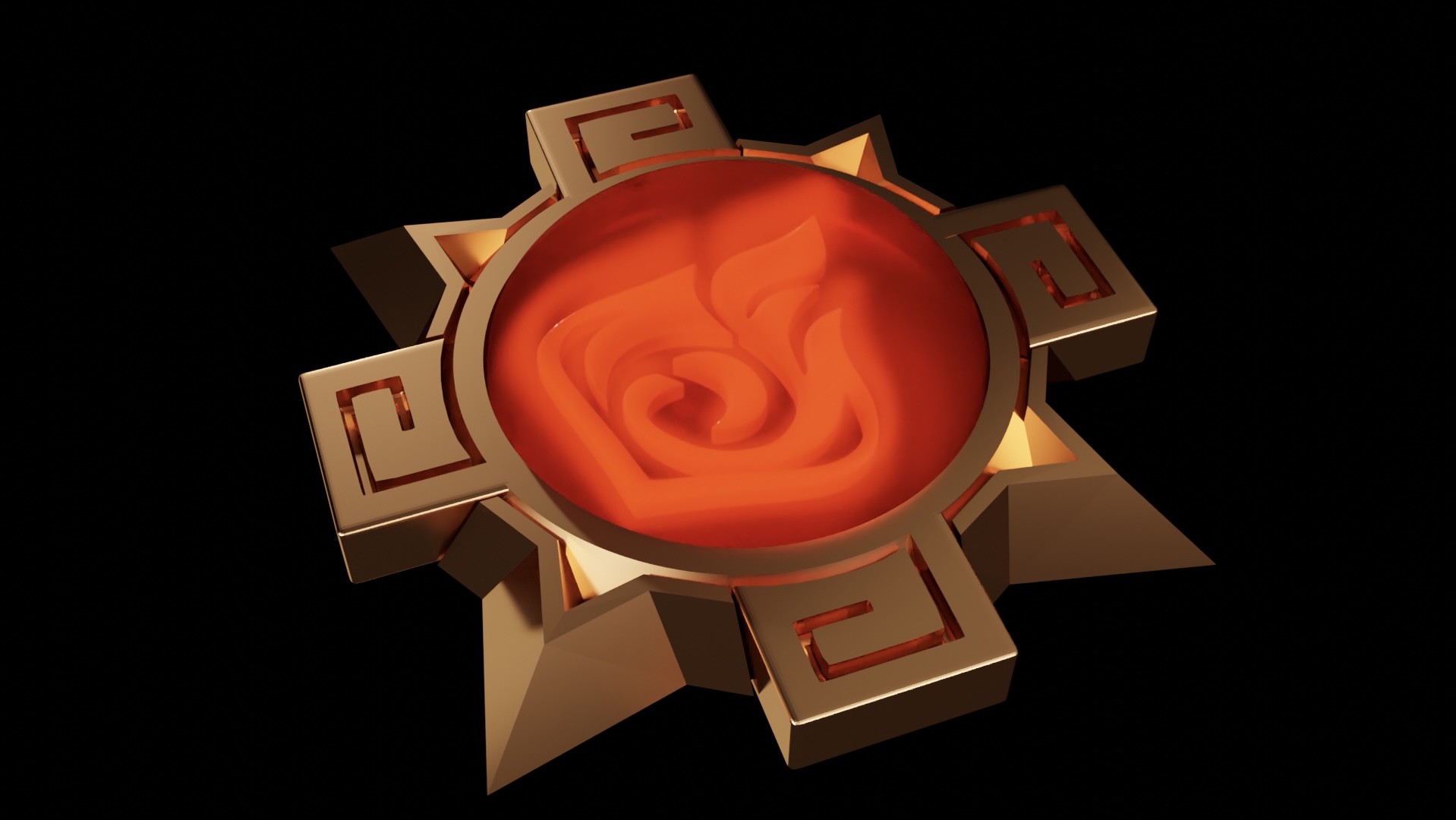 Natlan vision – 3D model for printing Genshin Impact | HoYoLAB