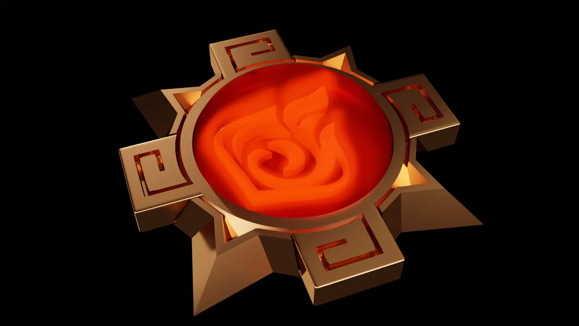 Natlan vision – 3D model for printing Genshin Impact | HoYoLAB