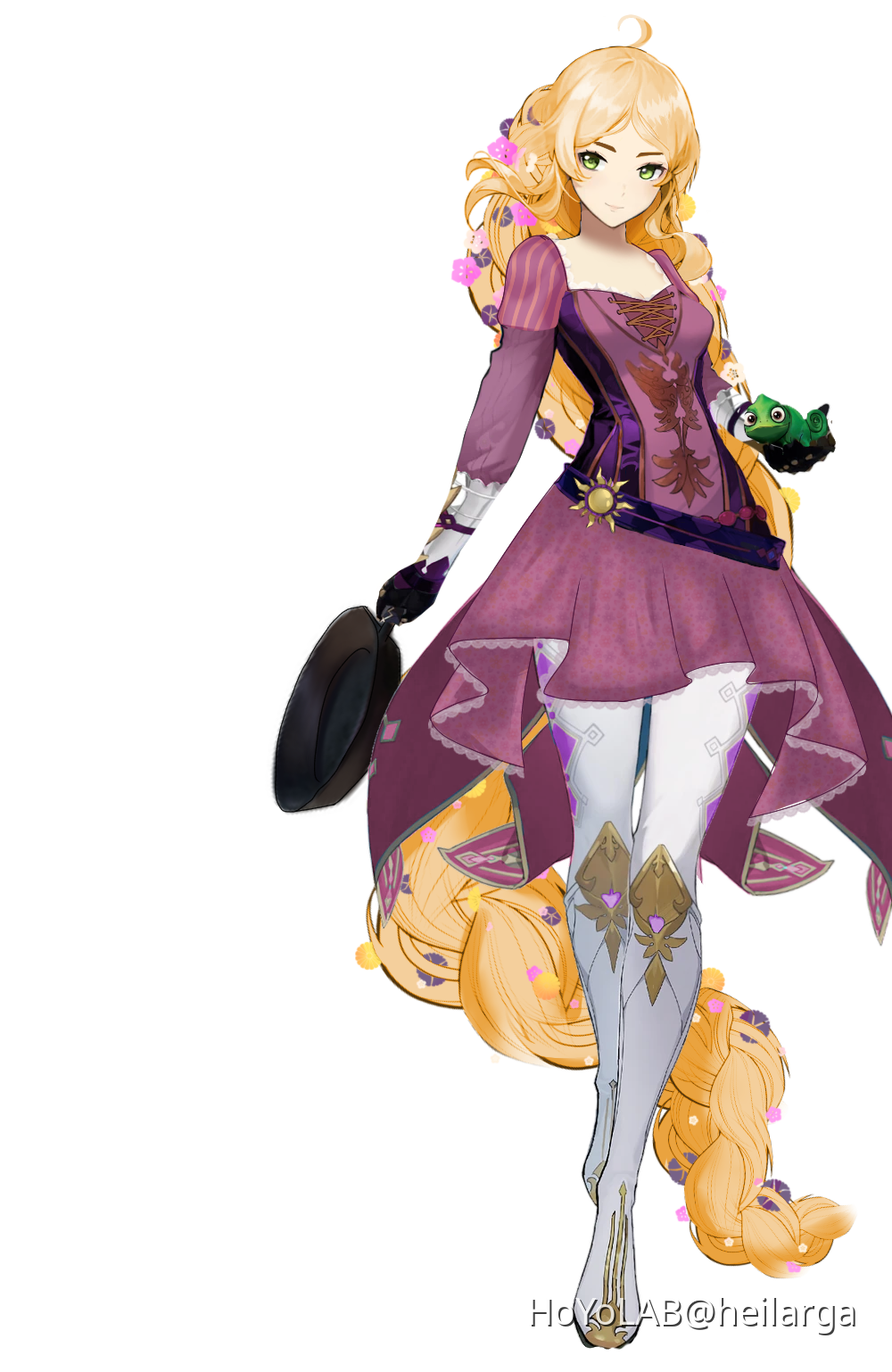 Jean as Rapunzel 🦎 Genshin Impact | HoYoLAB