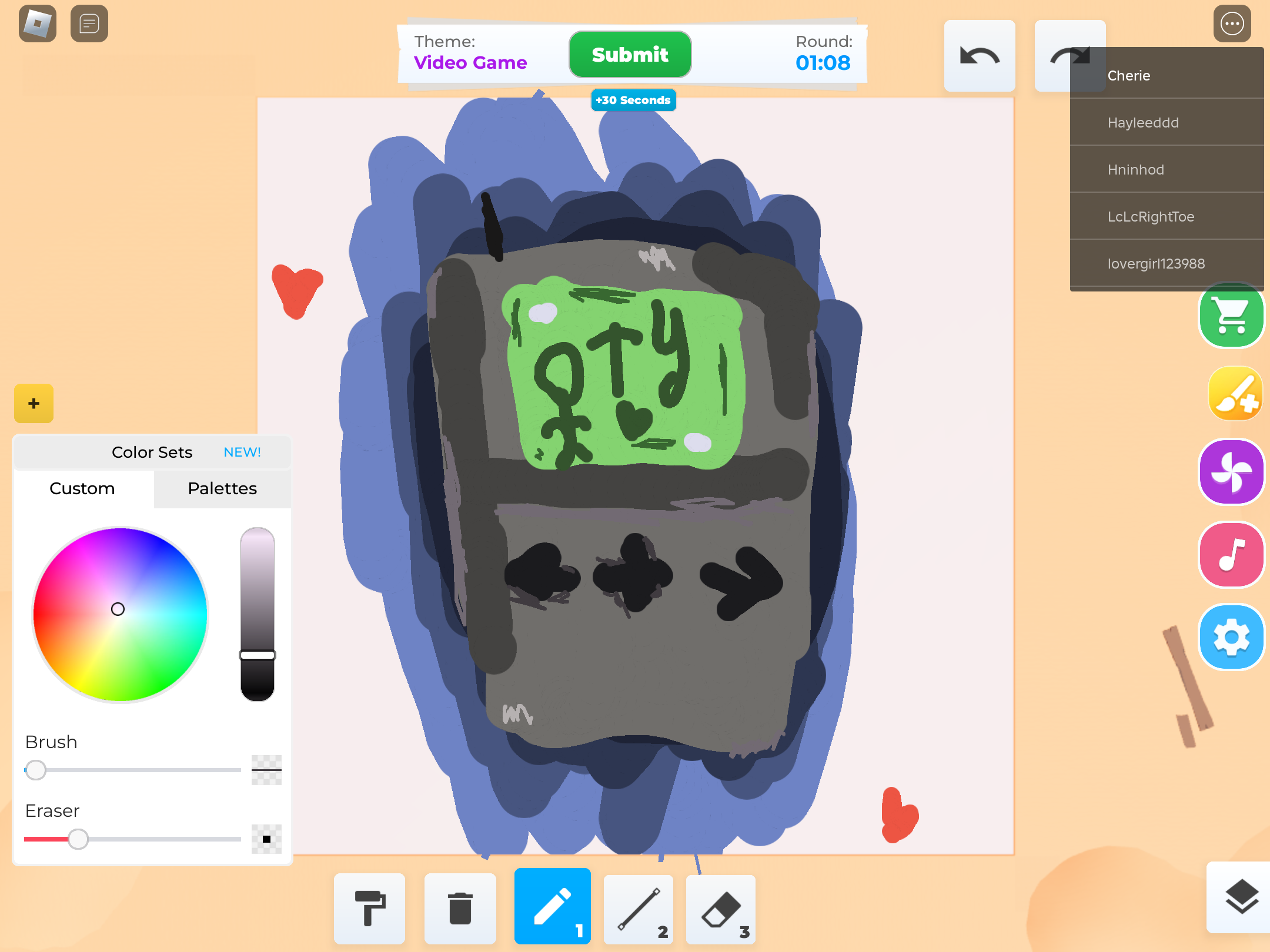 I’m proud of these drawings in speed draw!.. | HoYoLAB