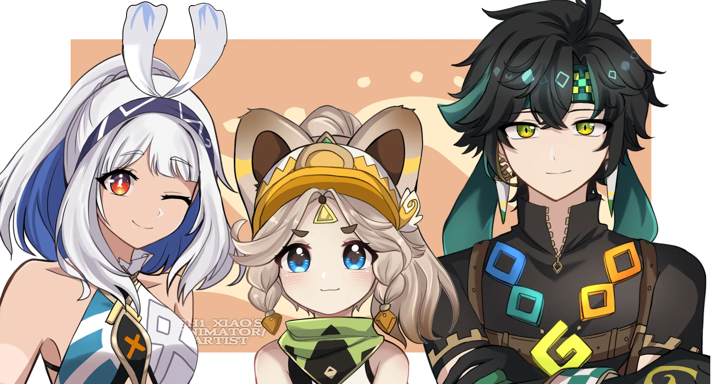 I drew the Natlan Trio Genshin Impact | HoYoLAB